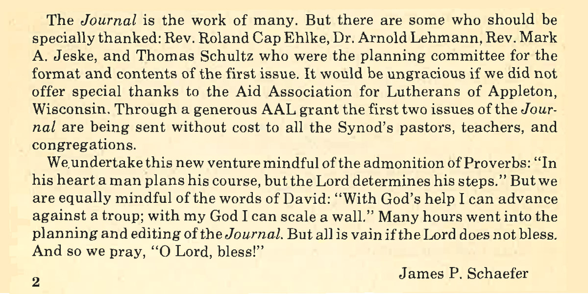 Publications – WELS Historical Institute